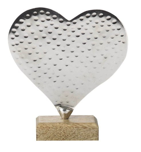 Parlane Wood & Metal Heart - Various Sizes – Concepts of Rye